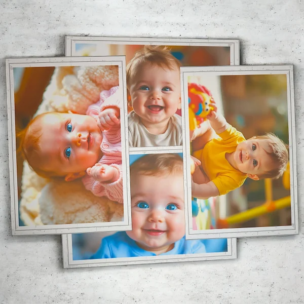 Cute Baby Wall Art Poster Set – Nursery Decor | Wishoz